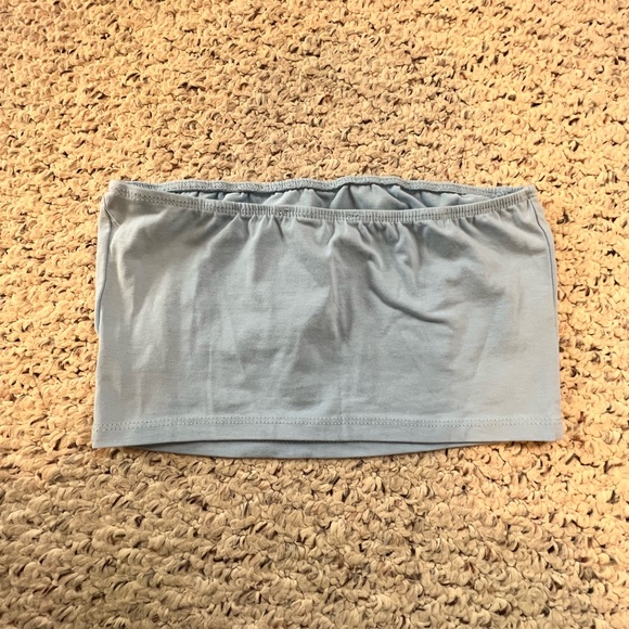 SHEIN | Tops | 3 For Shein Light Blue Tube Top | Poshmark